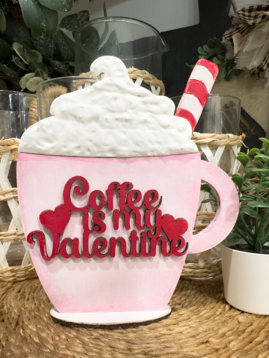 Coffee is My Valentine Mug DIY Craft Kit – The Makers Map - DIY with Amber