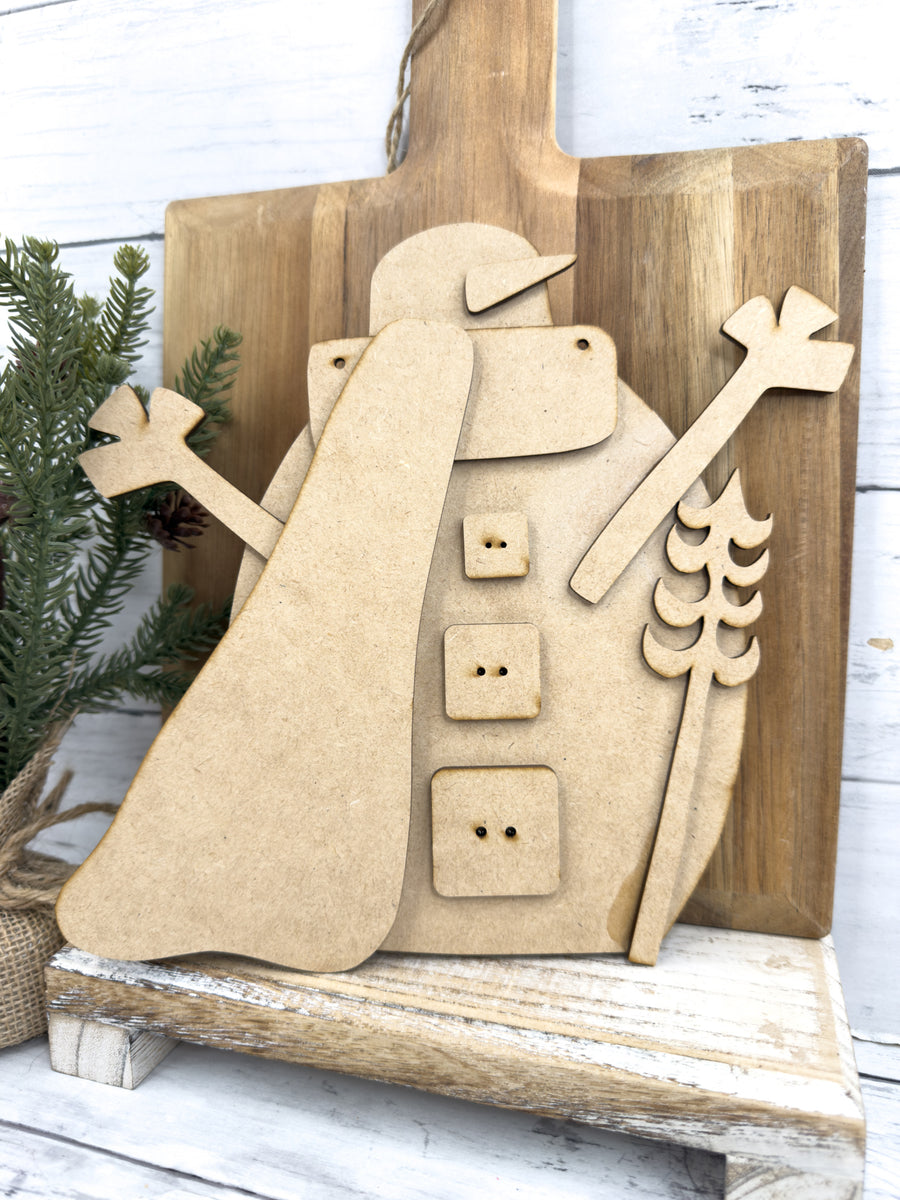 Wonky Chunky Snowman DIY Kit – The Makers Map - DIY with Amber