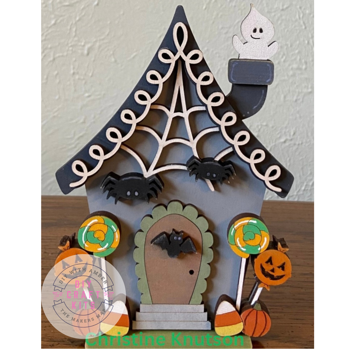 Little Spider Web Halloween House DIY Kit – The Makers Map - DIY with Amber