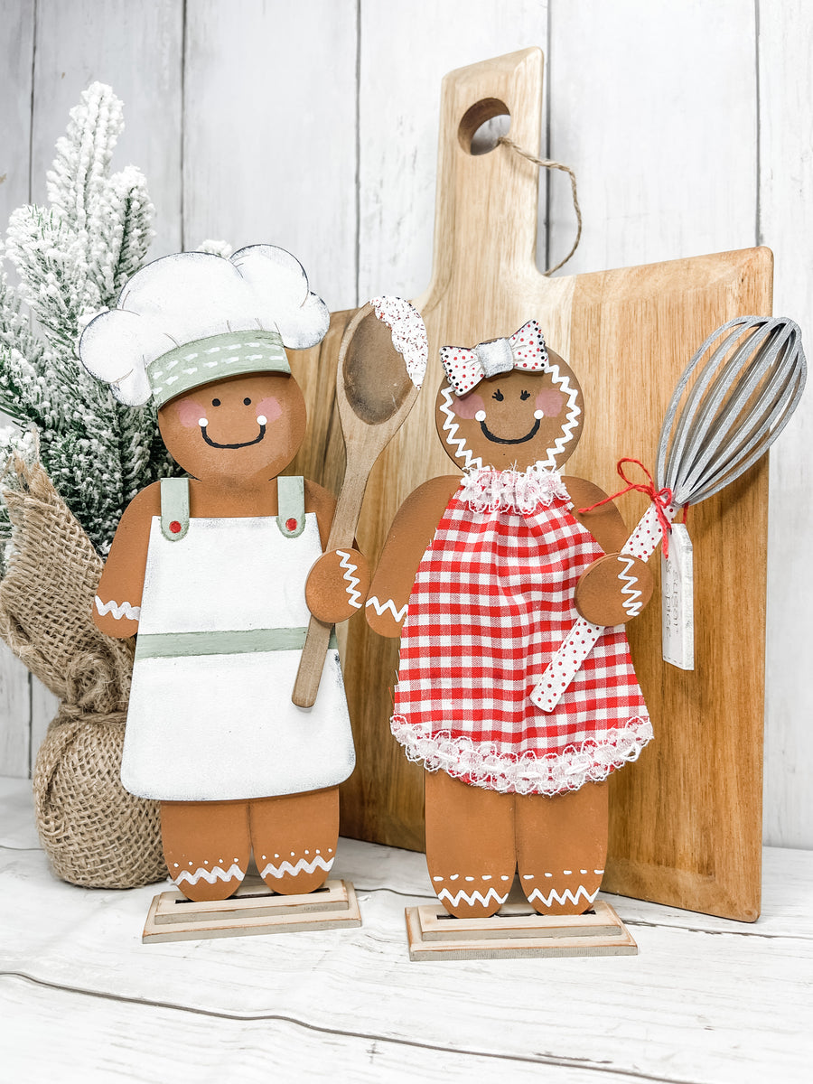 Gingerbread Boy and Girl DIY Kit – The Makers Map - DIY with Amber