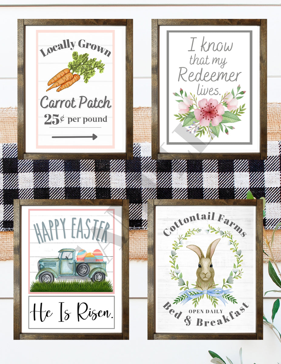 9 Easter Mix and Match Printables Set 2022 – The Makers Map - DIY with ...