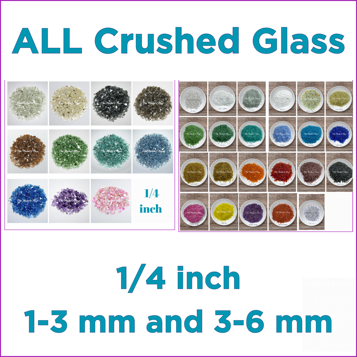 ALL Glass For Crafting – The Makers Map - DIY with Amber