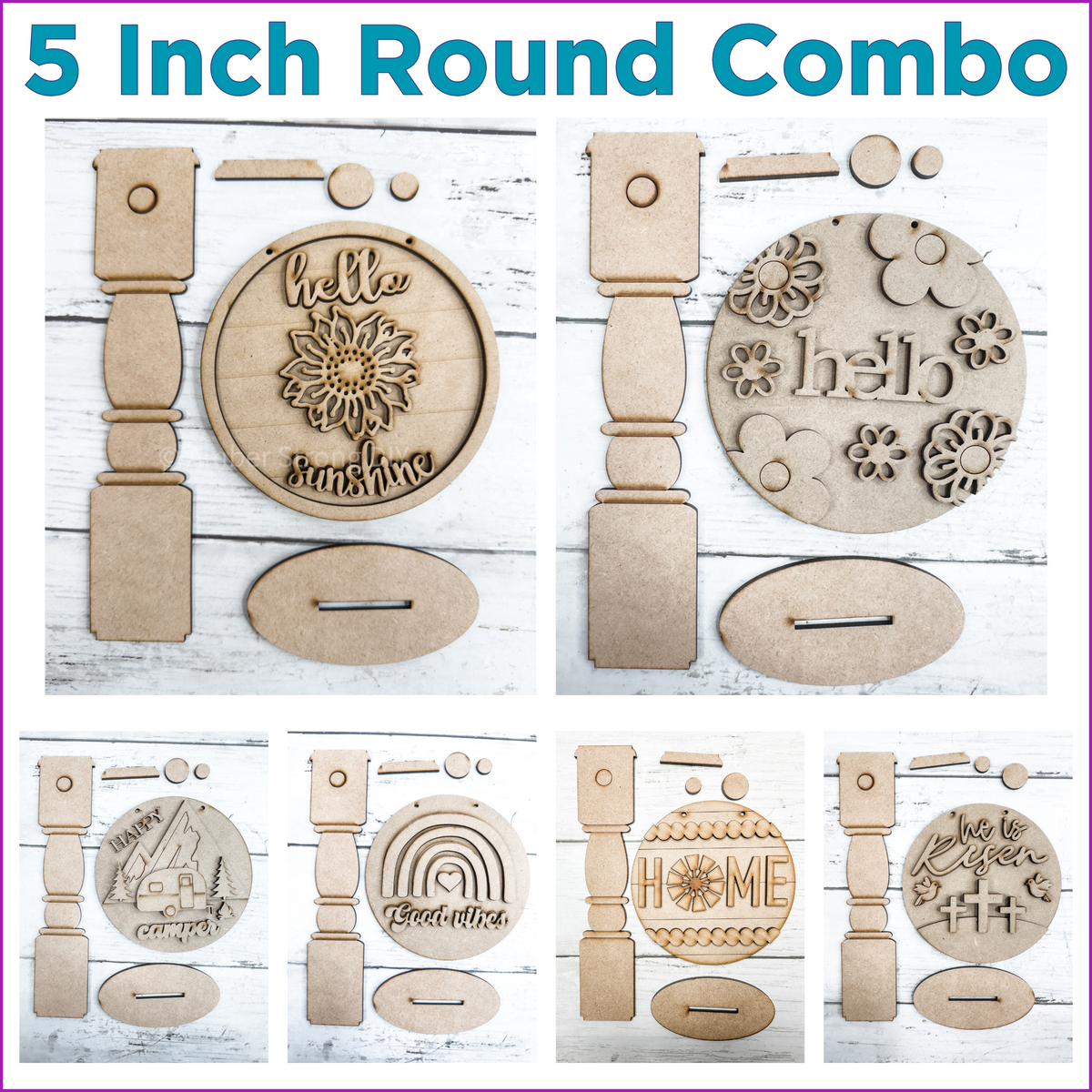 5 in Round Sign Kit Combos – The Makers Map - DIY with Amber