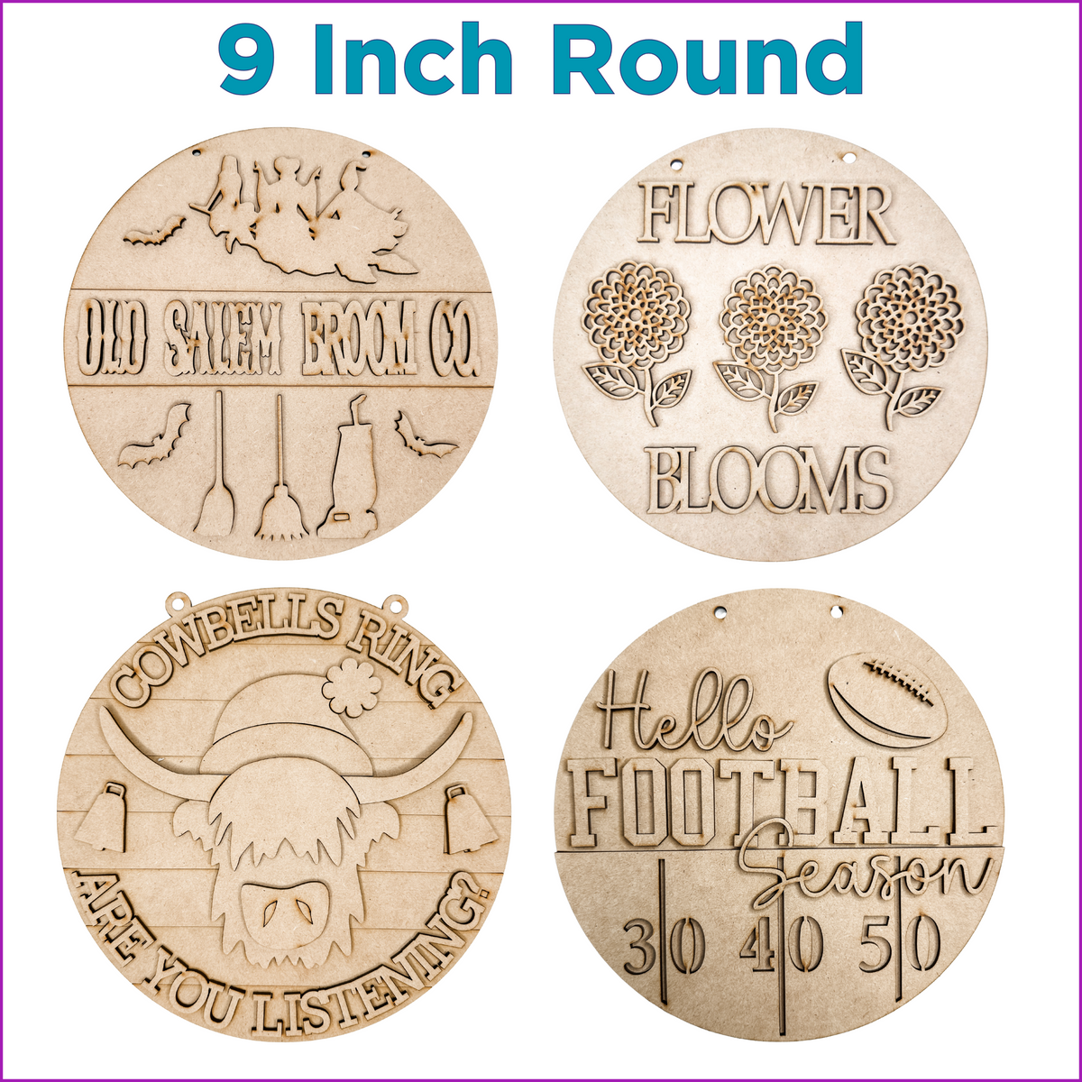 9 in Round Sign Kits – The Makers Map - DIY with Amber