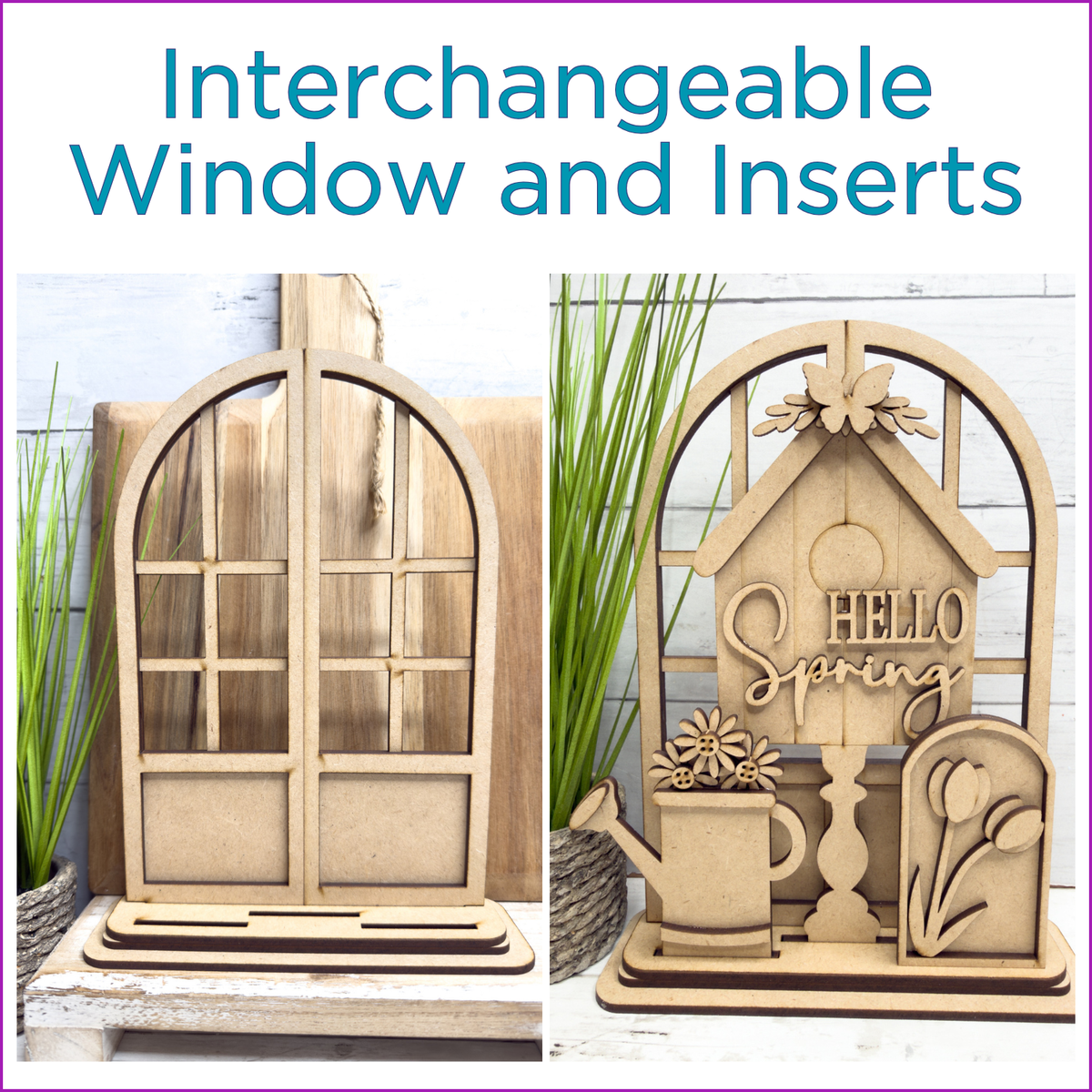 Interchangeable Window Base and Inserts – The Makers Map - DIY with Amber