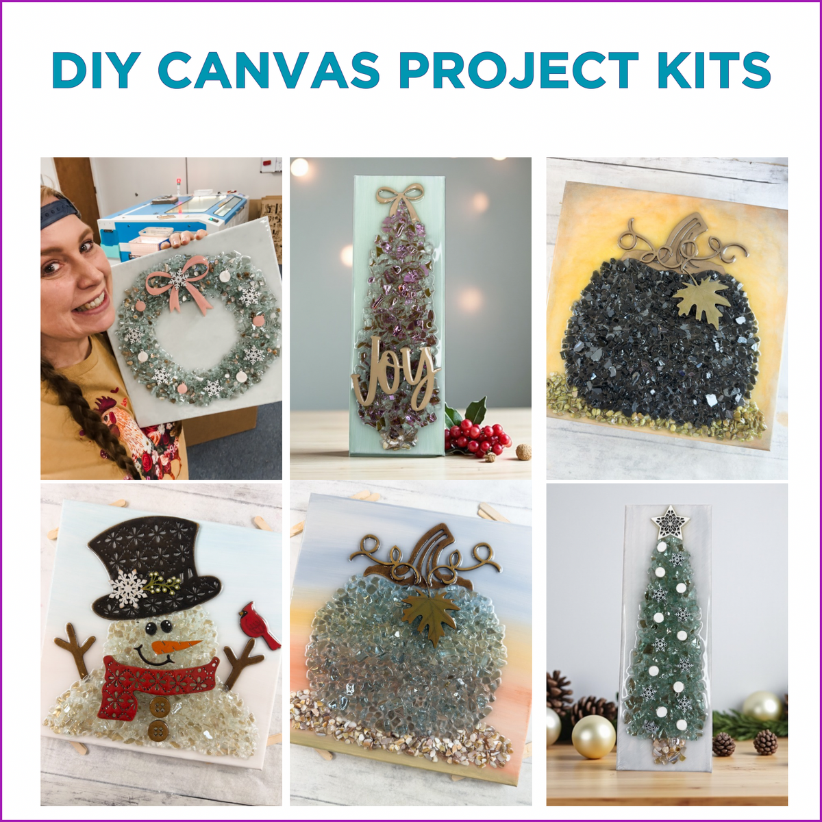 DIY Canvas Project Kits – The Makers Map - DIY with Amber