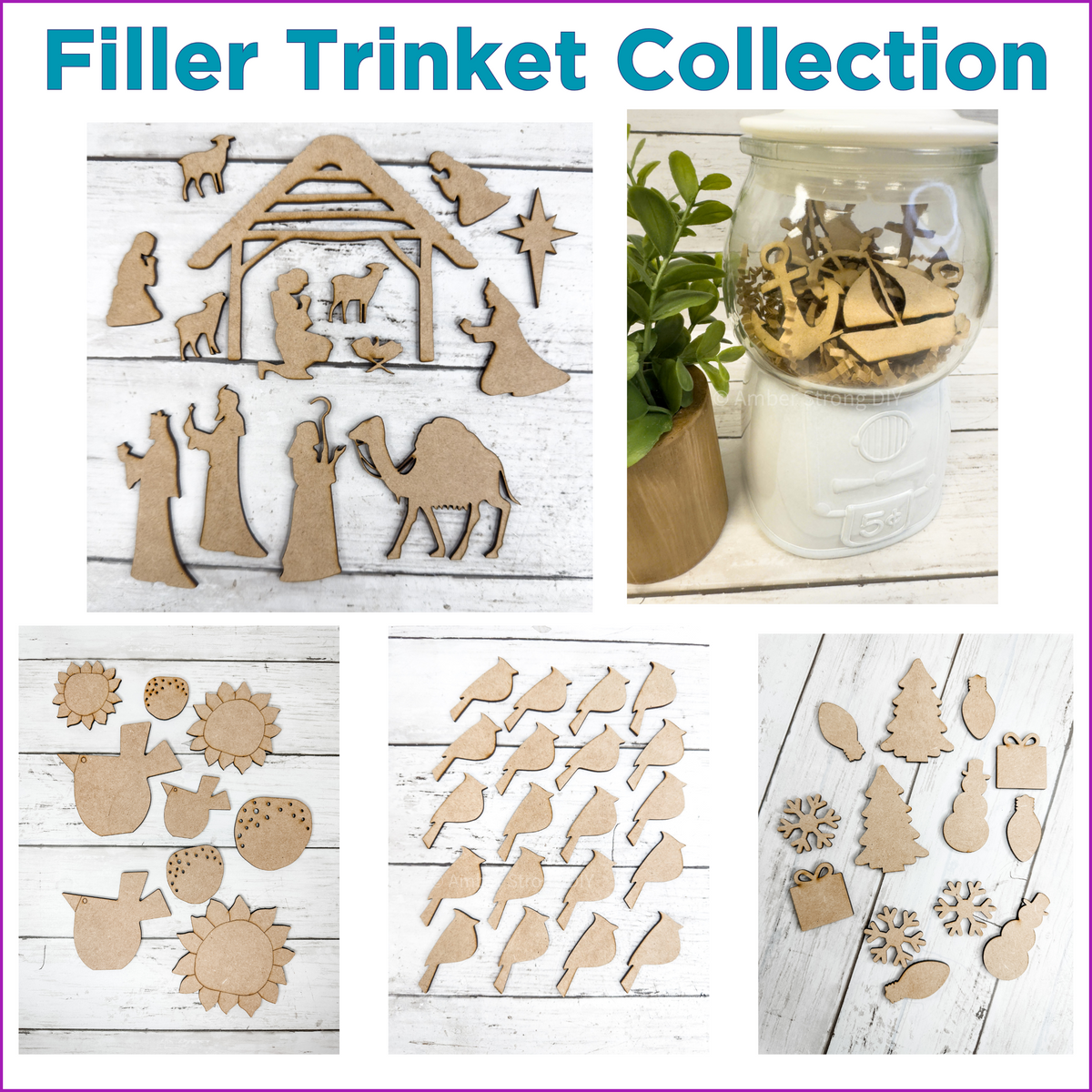 Filler Shape Trinket Packs – The Makers Map - DIY with Amber