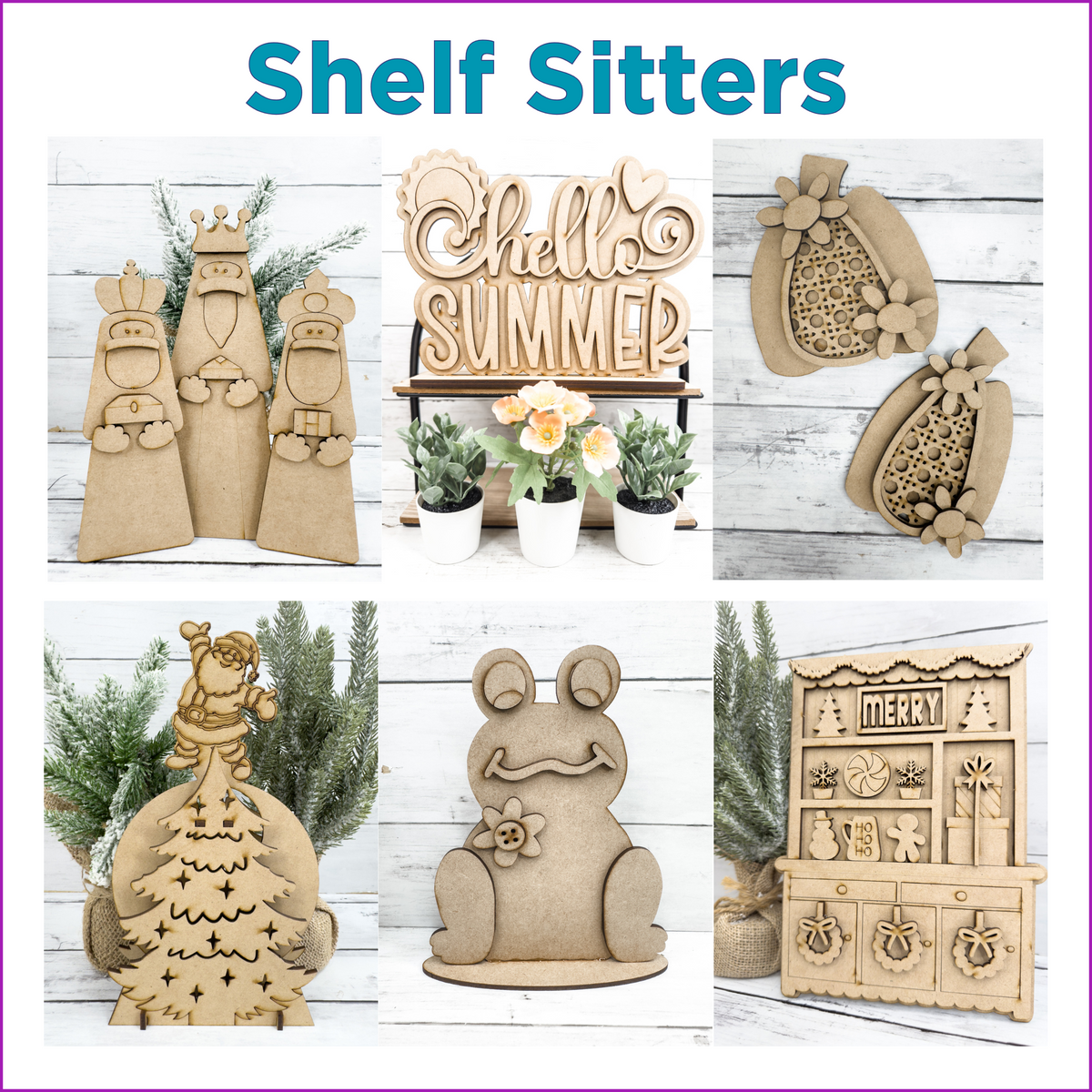 Shelf Sitter Kits – The Makers Map - DIY with Amber