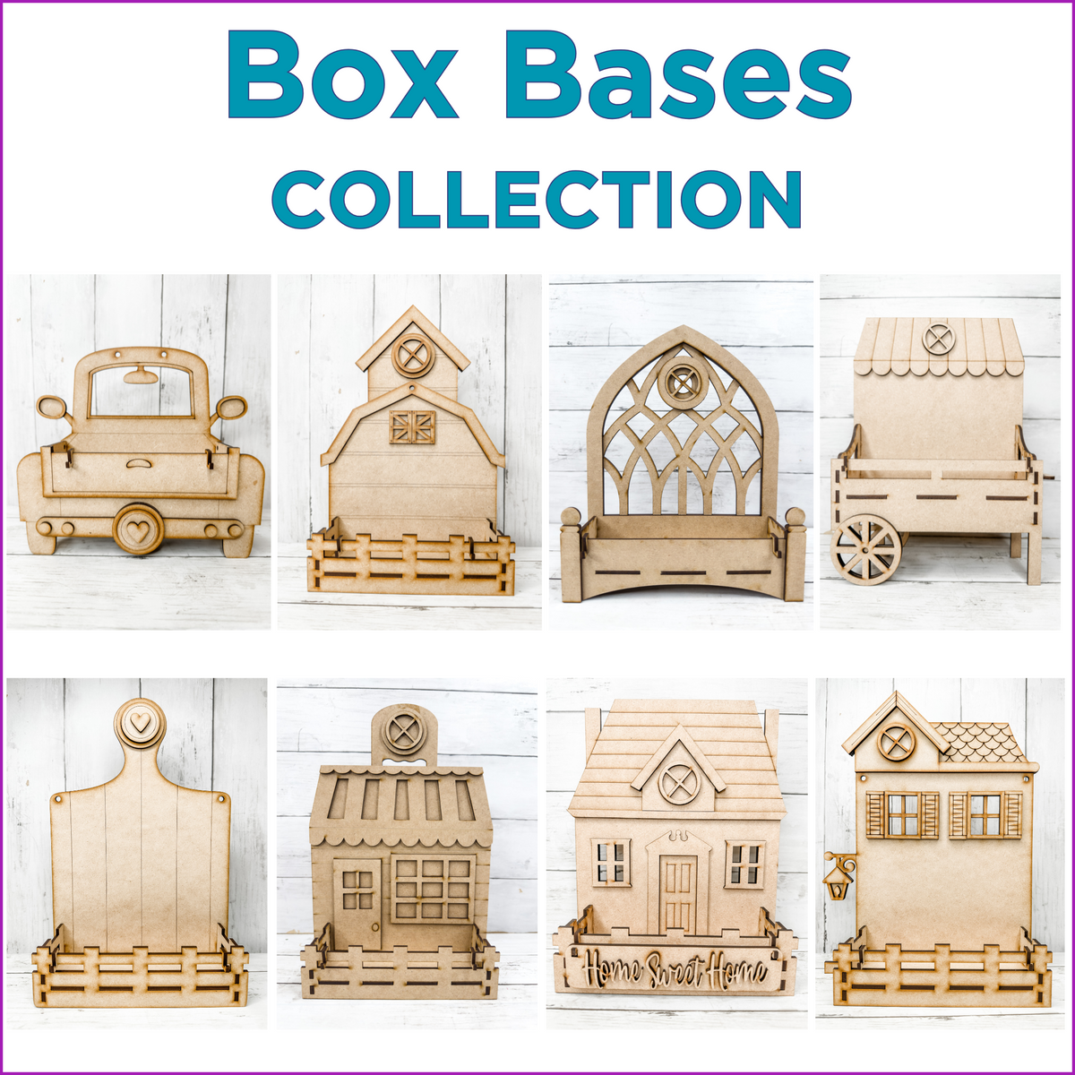 Box Bases Interchangeable Kits – The Makers Map - DIY with Amber