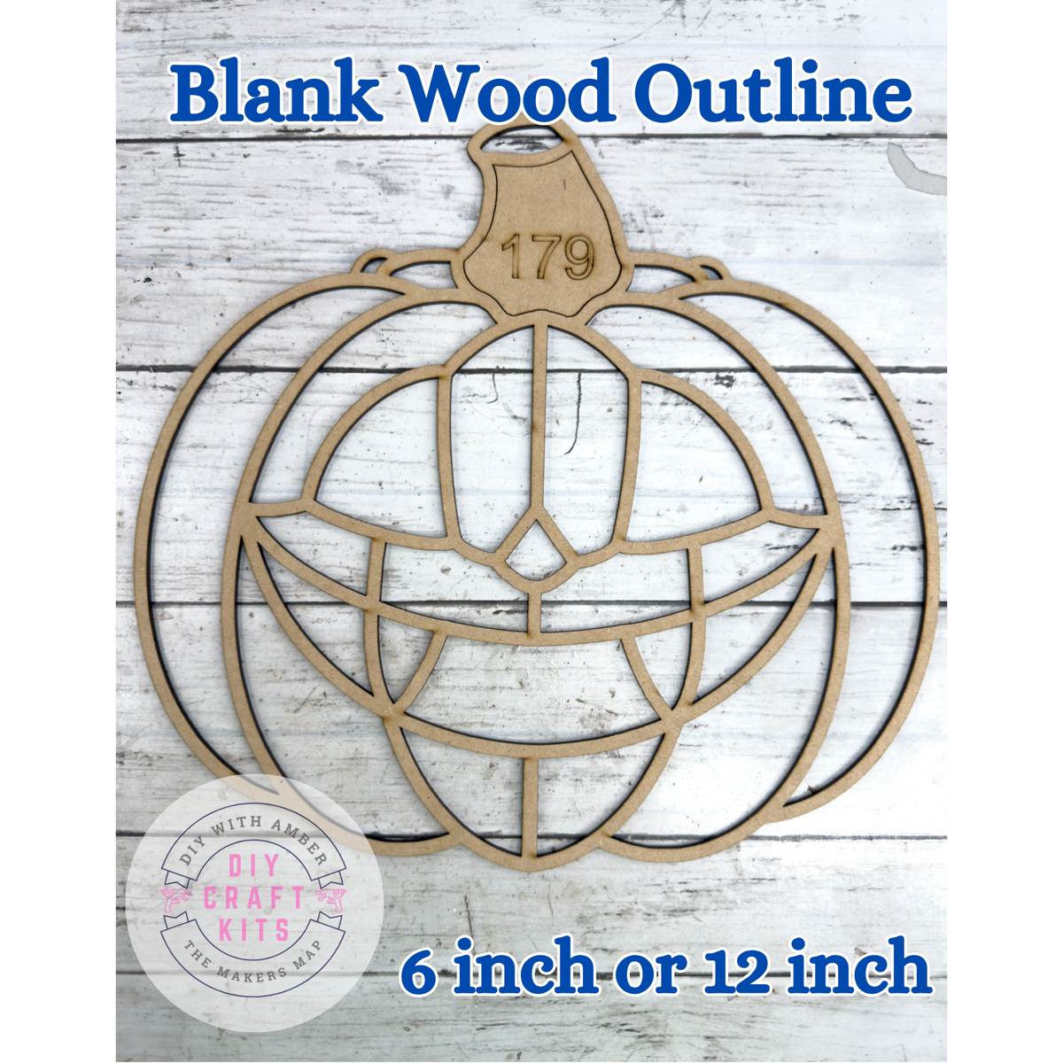 Style 179 Jack-o-lantern Laser Cut Outline Frame Blank – The Makers Map ...