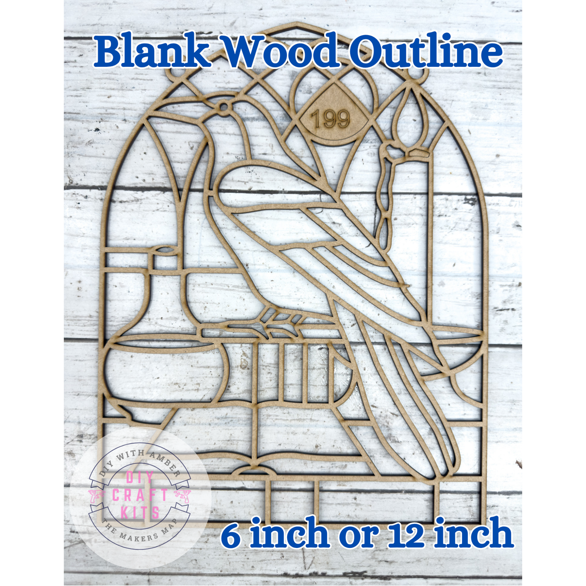 Style 199 Crow Arch Window Laser Cut Outline Frame Blank – The Makers ...