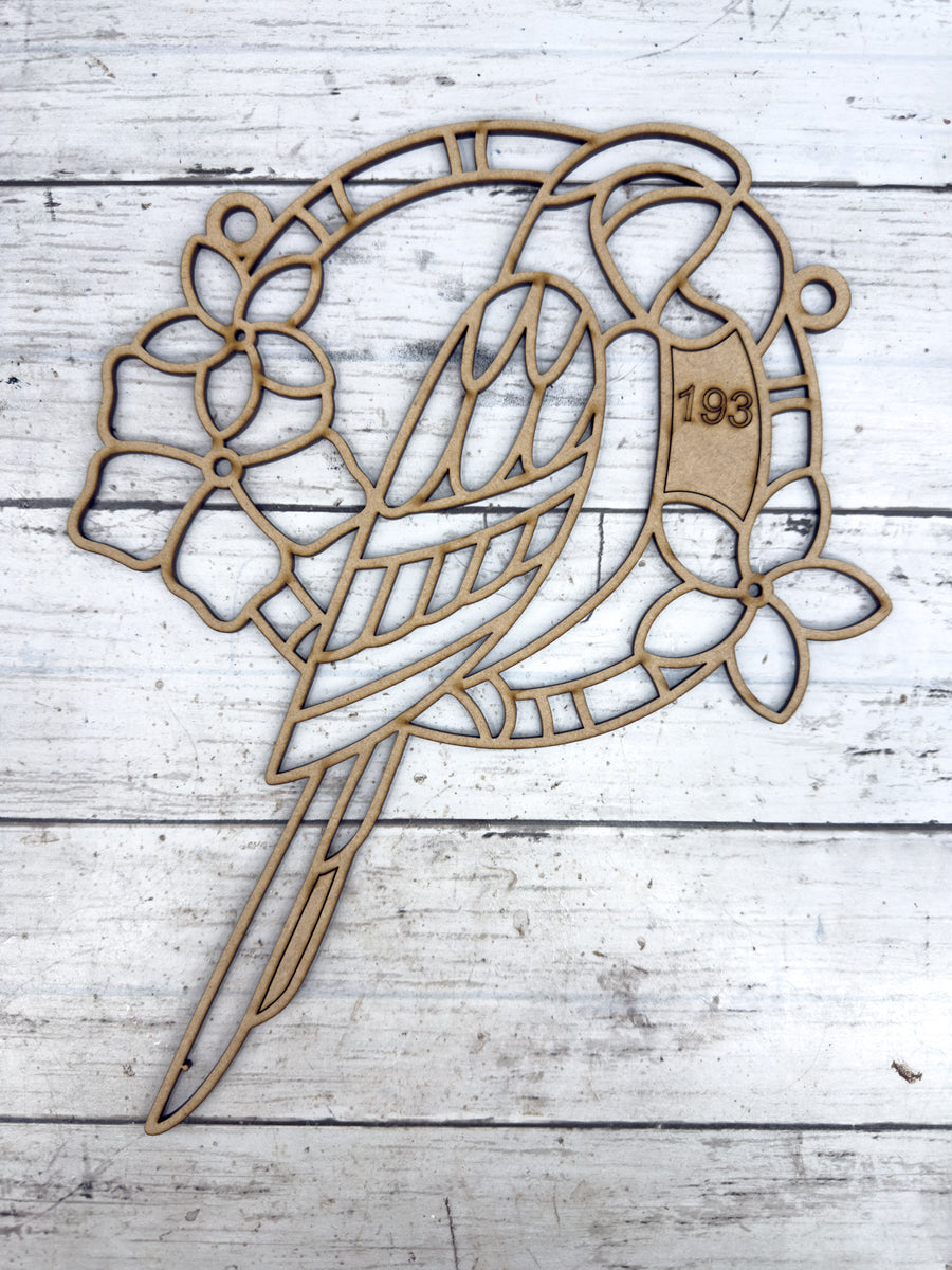 BULK Style 193 Tropical Parrot Laser Cut Outline Frame Blank – The ...