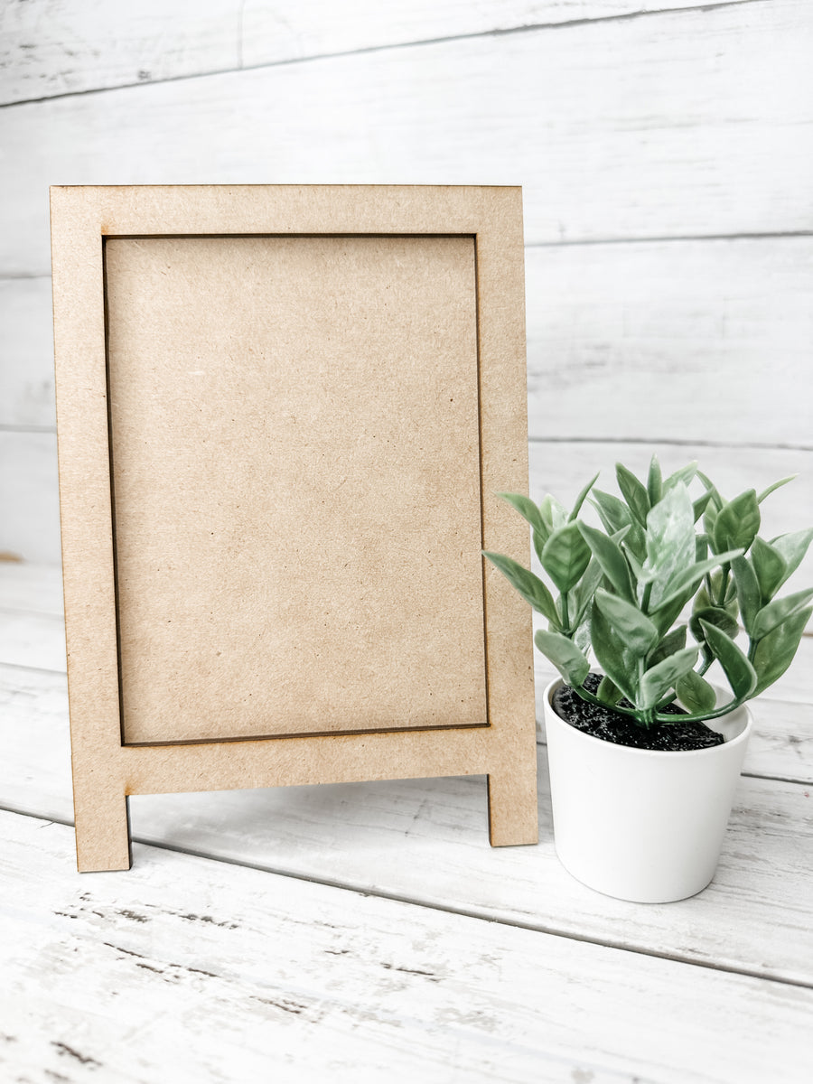 Framed backer with easel Sign DIY Kit – The Makers Map - DIY with Amber