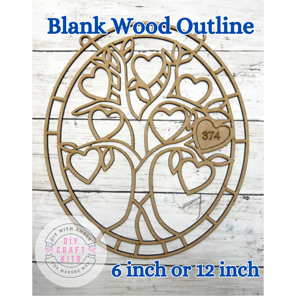 Laser Cut Outline Frames – The Makers Map - DIY with Amber
