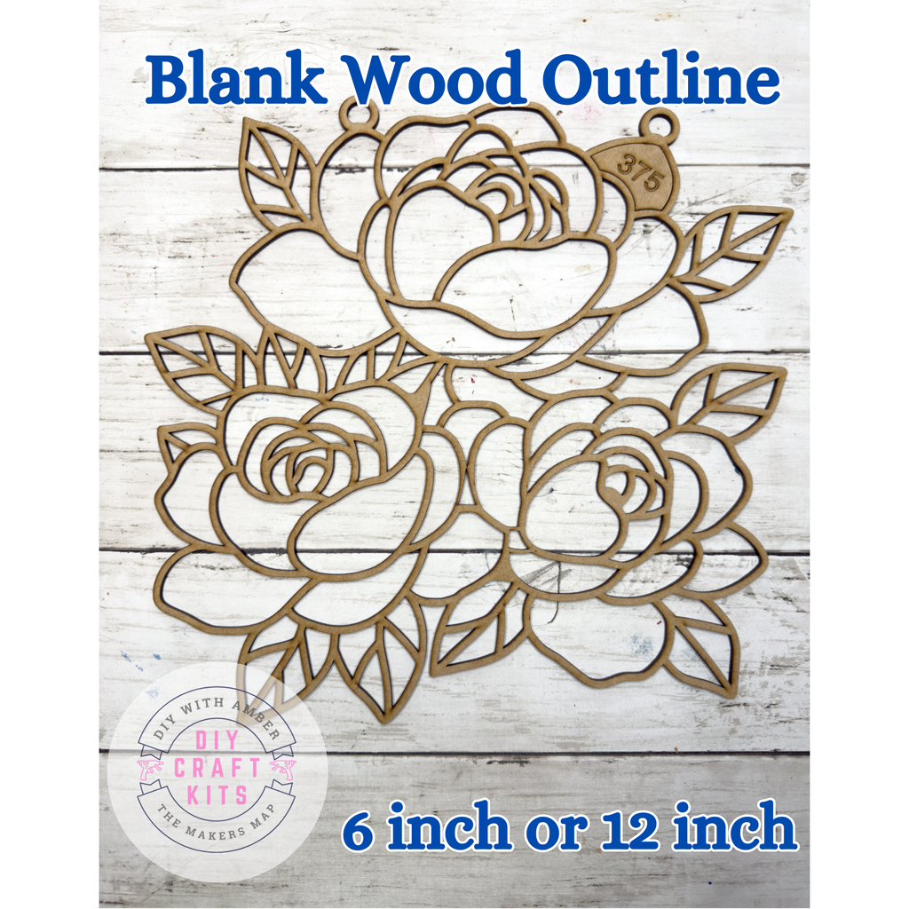Laser Cut Outline Frames – The Makers Map - DIY with Amber