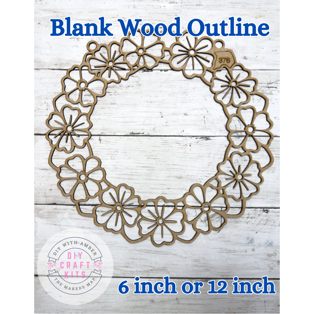 Laser Cut Outline Frames – The Makers Map - DIY with Amber
