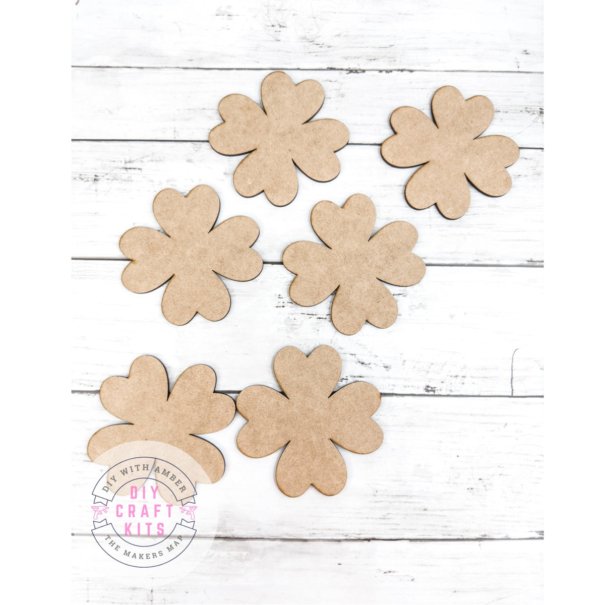 6 clover cut outs DIY Kit – The Makers Map - DIY with Amber