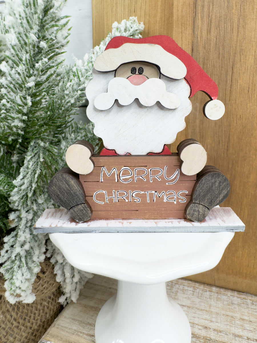 Mini Santa Shelf Sitter DIY Kit – The Makers Map - DIY with Amber