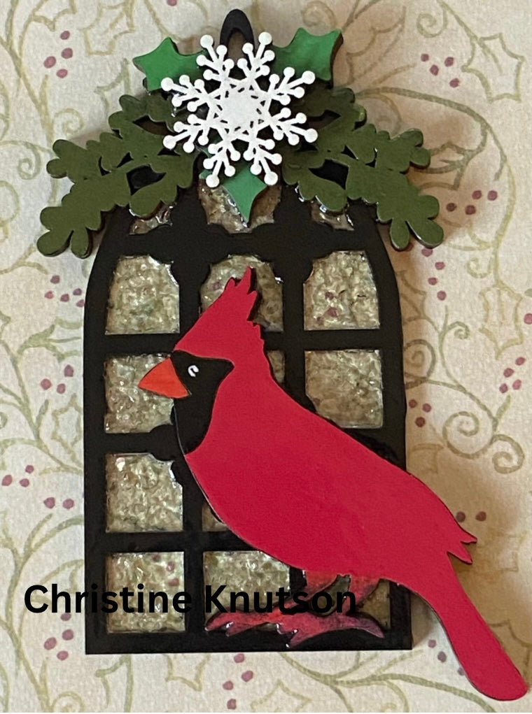 Arch Window Cardinal Ornament DIY Kit – The Makers Map - DIY with Amber