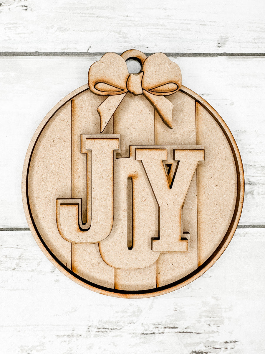 Single Joy Ornament DIY Kit – The Makers Map - DIY with Amber
