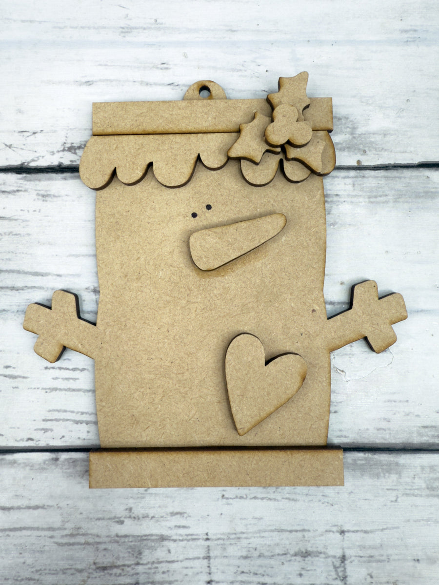 Smores Snowman Ornament DIY Kit – The Makers Map - DIY with Amber