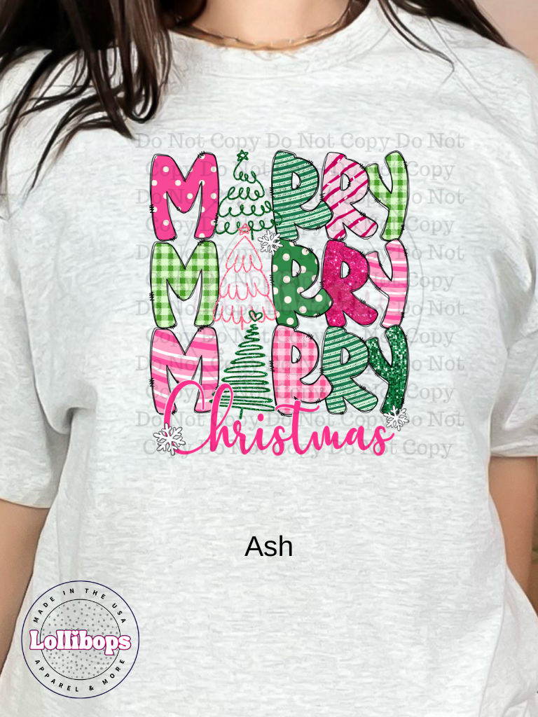Merry Merry Merry Christmas Tee – The Makers Map - DIY with Amber