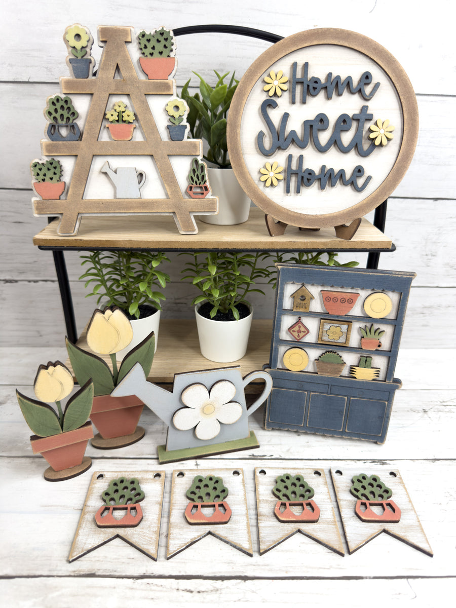 Crafty Crate Feb 2025 Tiered Tray Set Past Box Kit (non-subscription ...
