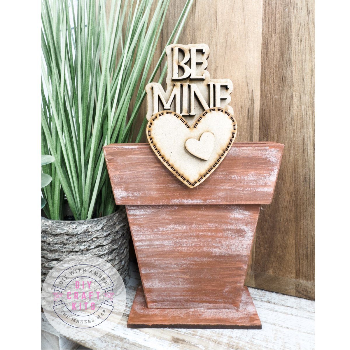 Be Mine Heart Hugger Kit – The Makers Map - DIY with Amber