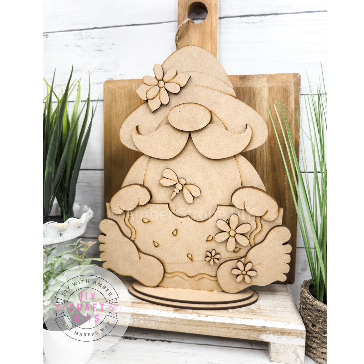Big Watermelon Eating Gnome DIY Kit – The Makers Map - DIY with Amber