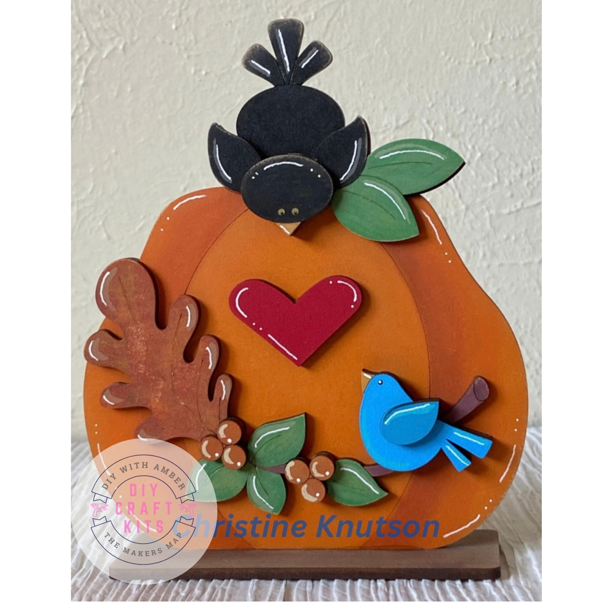 Birds on Whimsy Pumpkin DIY Kit – The Makers Map - DIY with Amber