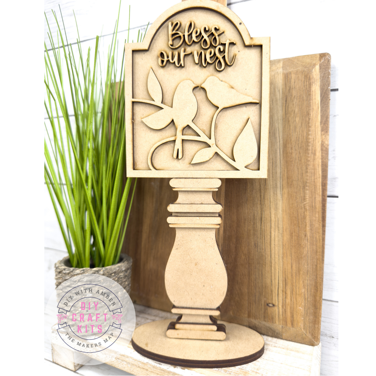 Bless Our Nest Insert for Spindle Base – The Makers Map - DIY with Amber