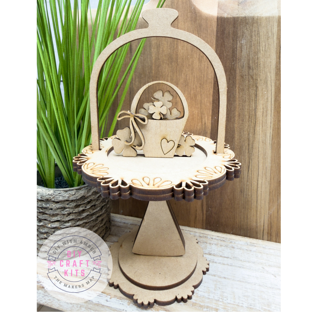 Bucket of Clovers Cloche Cake Display Add on Insert Kit – The Makers ...