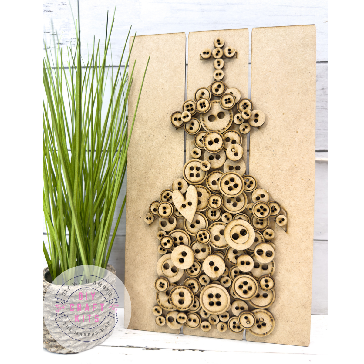 Buttons Church DIY Kit – The Makers Map - DIY with Amber