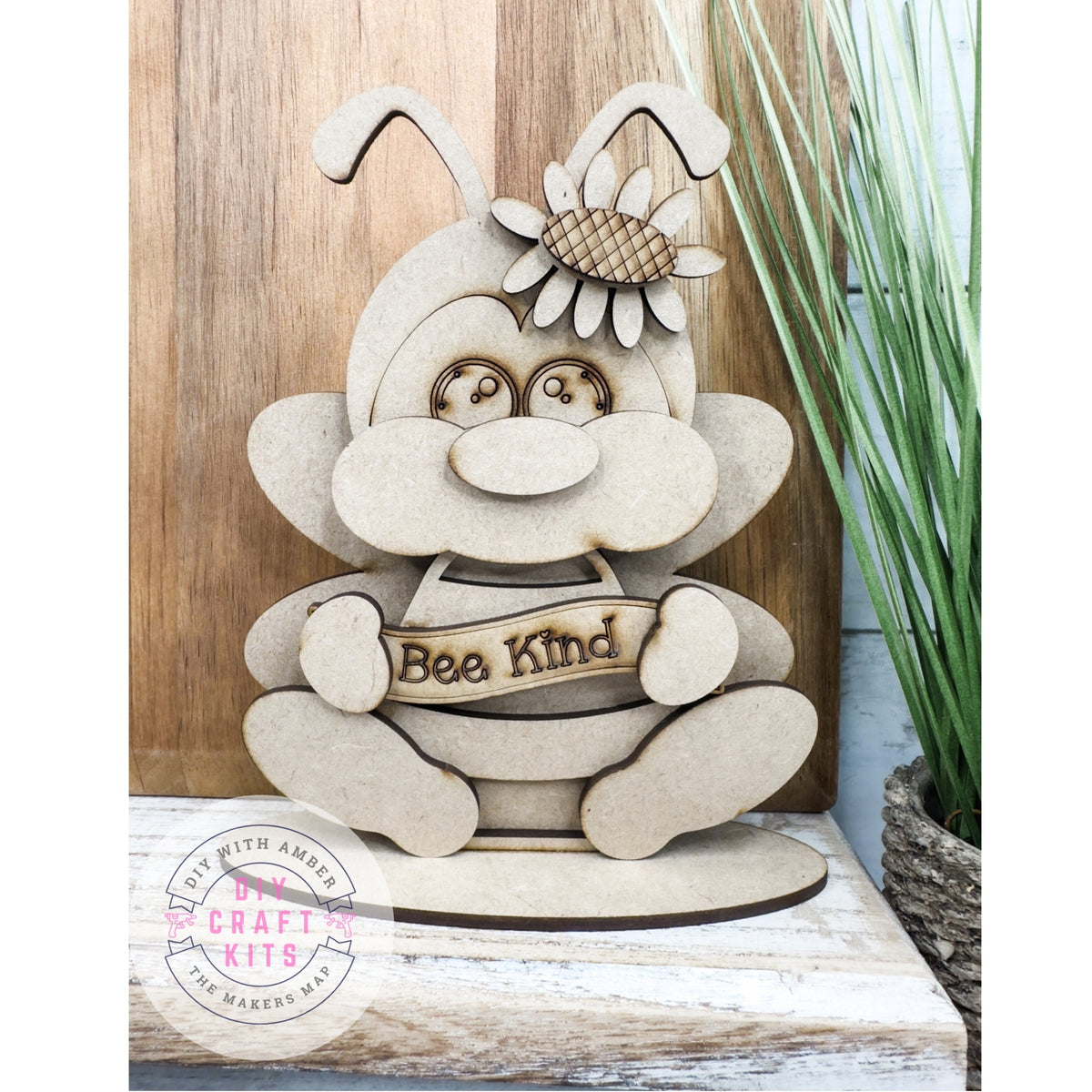 Cute Little Bee Sweet Sitter DIY Kit – The Makers Map - DIY with Amber