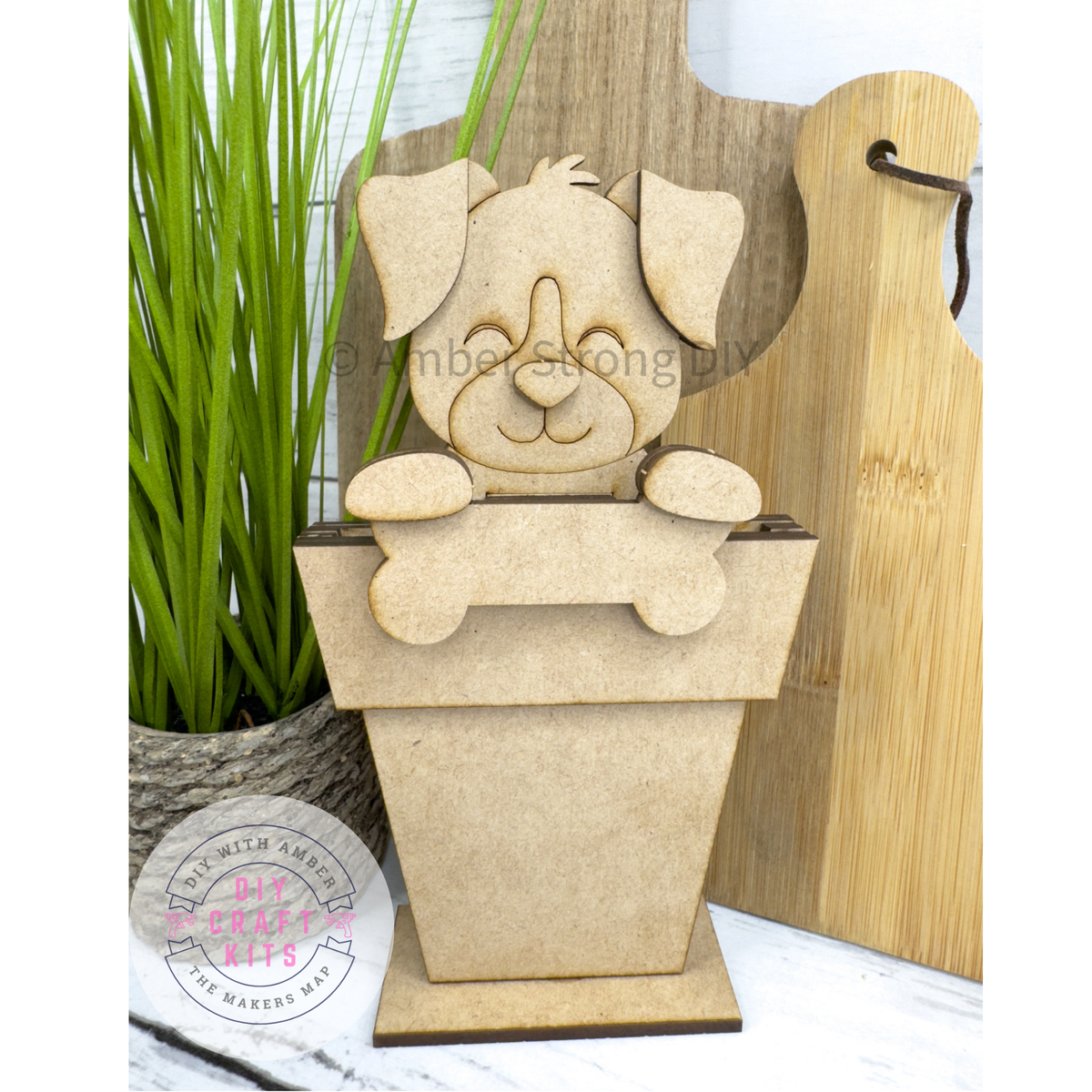Dog with Bone Hugger Kit – The Makers Map - DIY with Amber