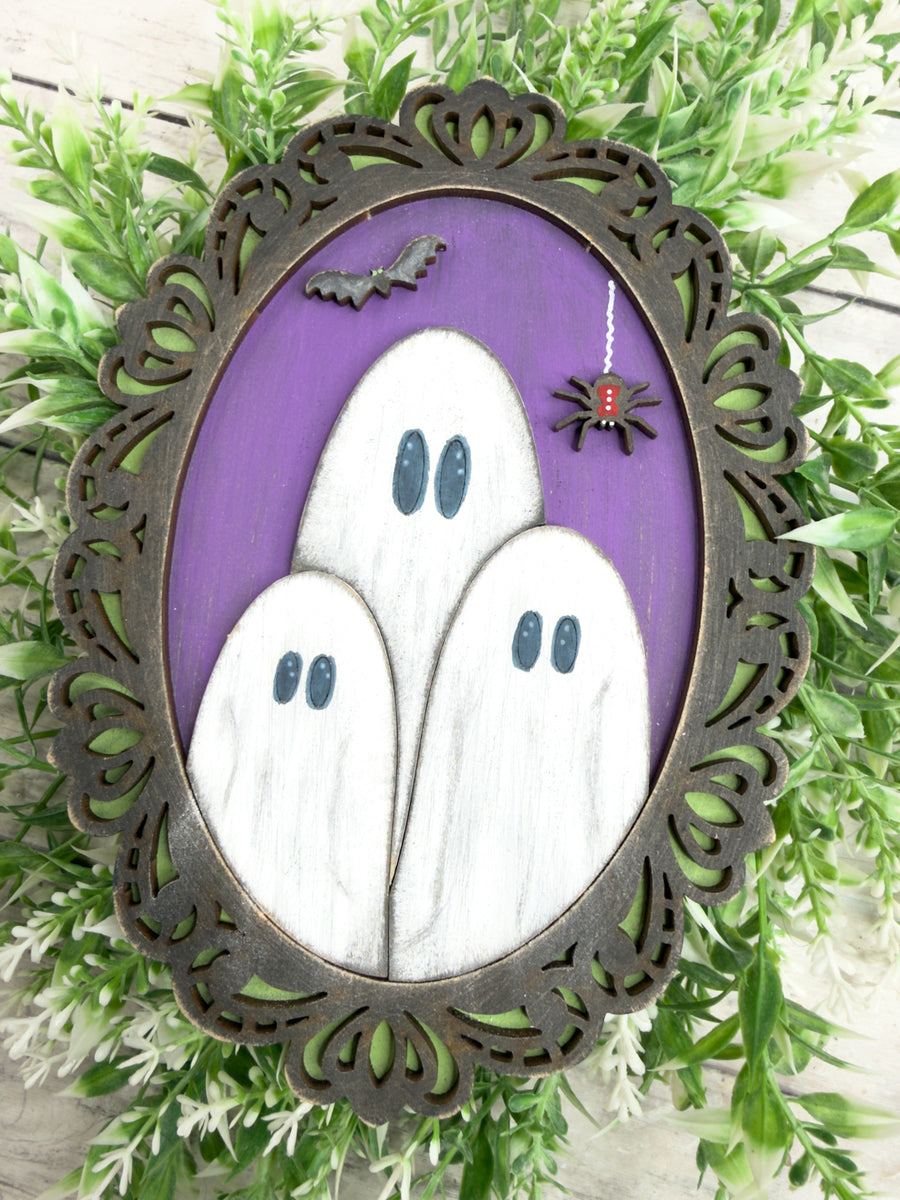 Ghost Portrait Oval Frame DIY Kit – The Makers Map - DIY with Amber
