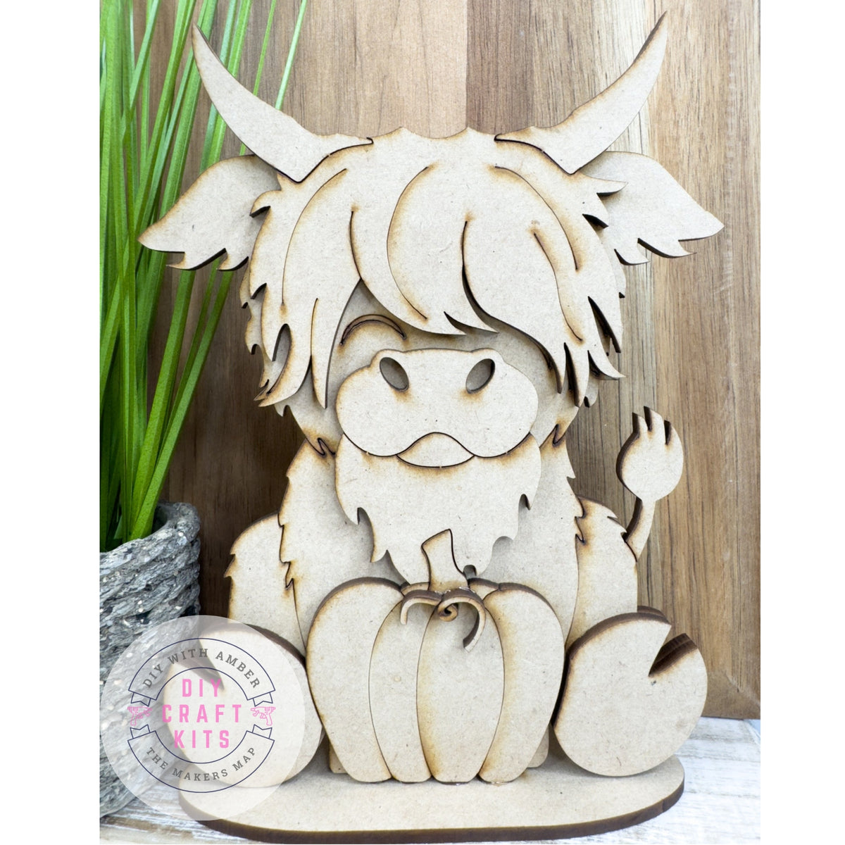 Cute Little Fall Cow DIY Kit – The Makers Map - DIY with Amber