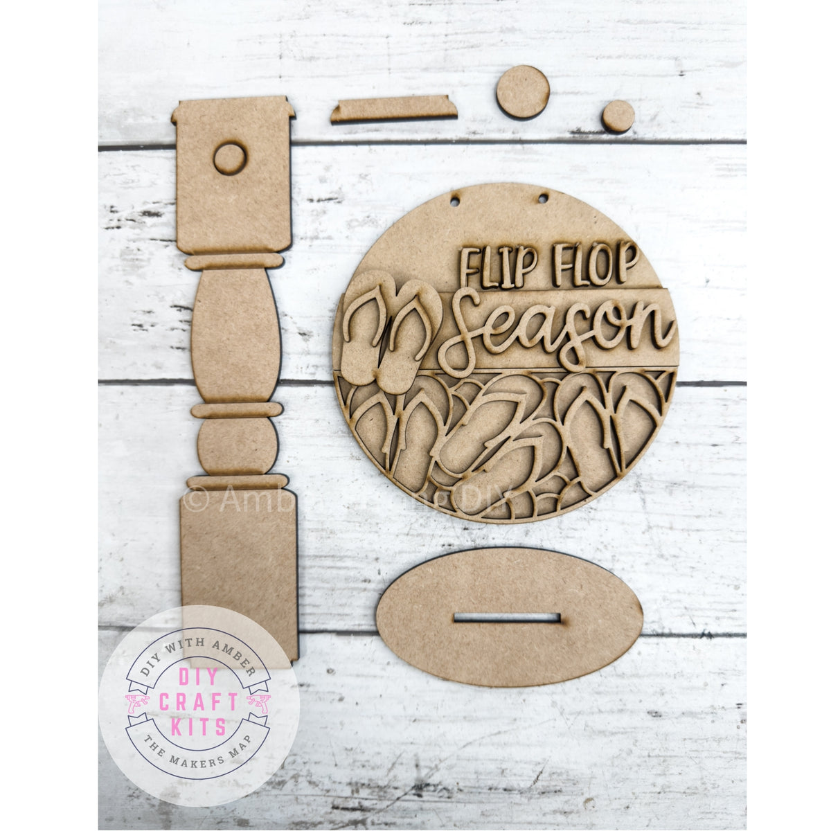 Flip Flop Season 5 in Sign and Stand DIY Kit – The Makers Map - DIY ...