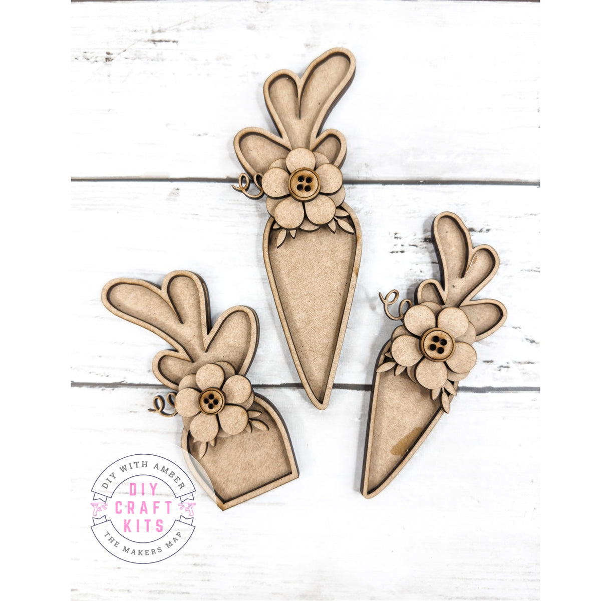 Framed Carrots DIY Kit – The Makers Map - DIY with Amber