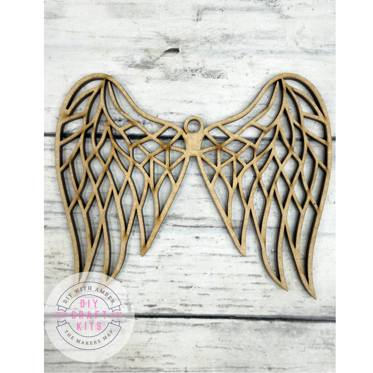 Hollow Angel Wings Ornament DIY – The Makers Map - DIY with Amber
