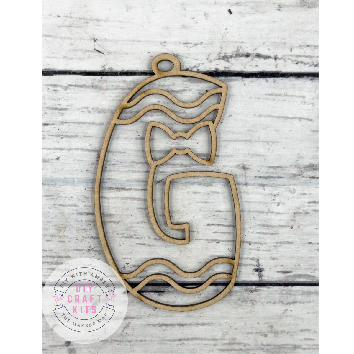 Hollow Letter G Ornament DIY – The Makers Map - DIY with Amber