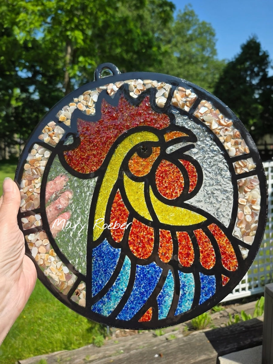 BULK Style 38 Round Rooster Laser Cut Outline Frame Blank – The Makers ...