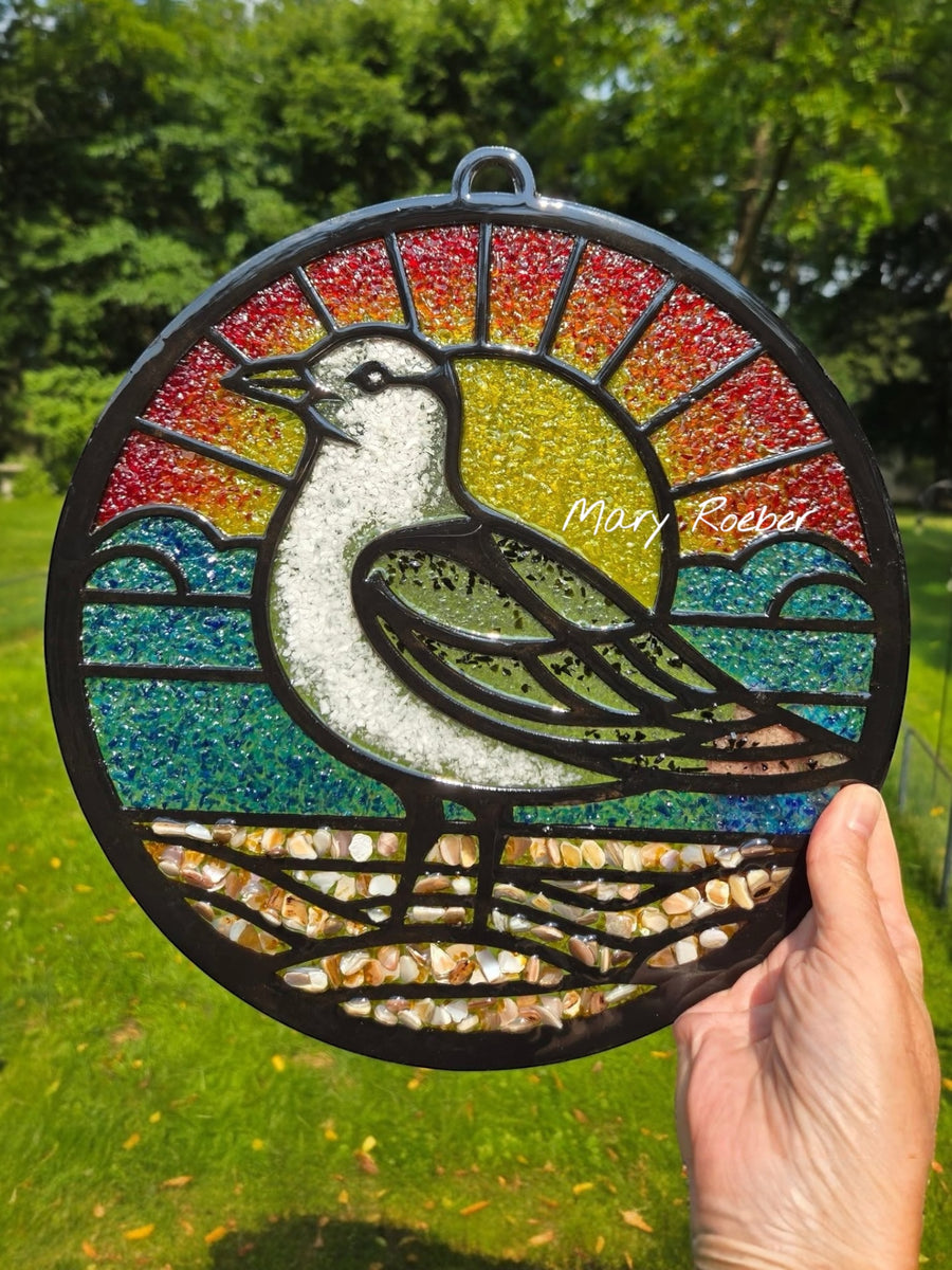 Style 23 Round Seagull Laser Cut Outline Frame Blank – The Makers Map ...