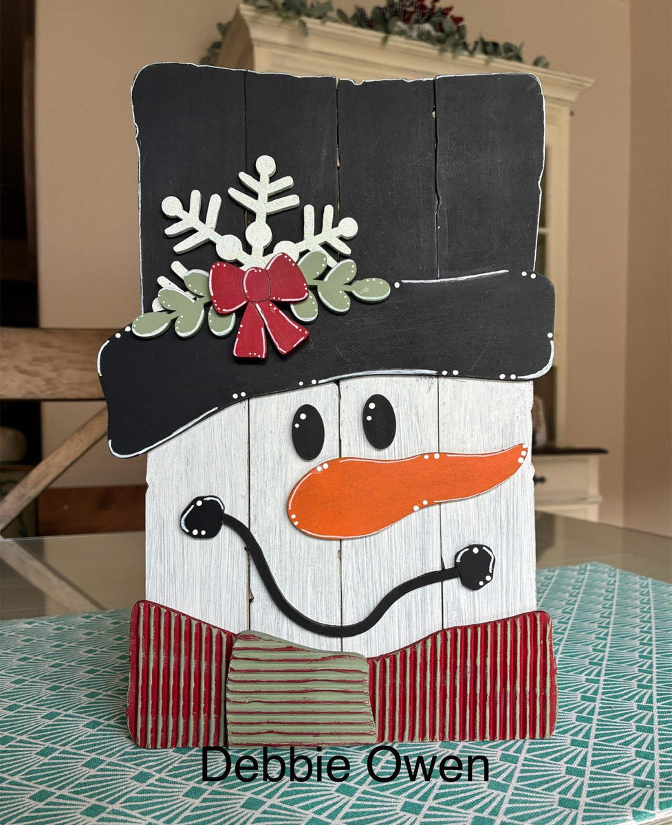Snowman Plank Leaner DIY Kit – The Makers Map - DIY with Amber