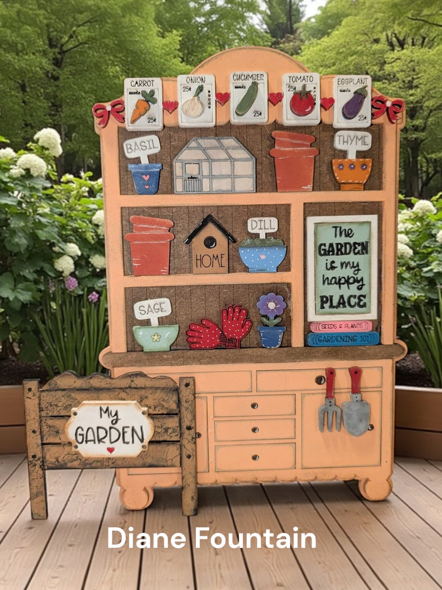 Fancy Mini Gardeners Hutch DIY Craft Kit – The Makers Map - DIY with Amber