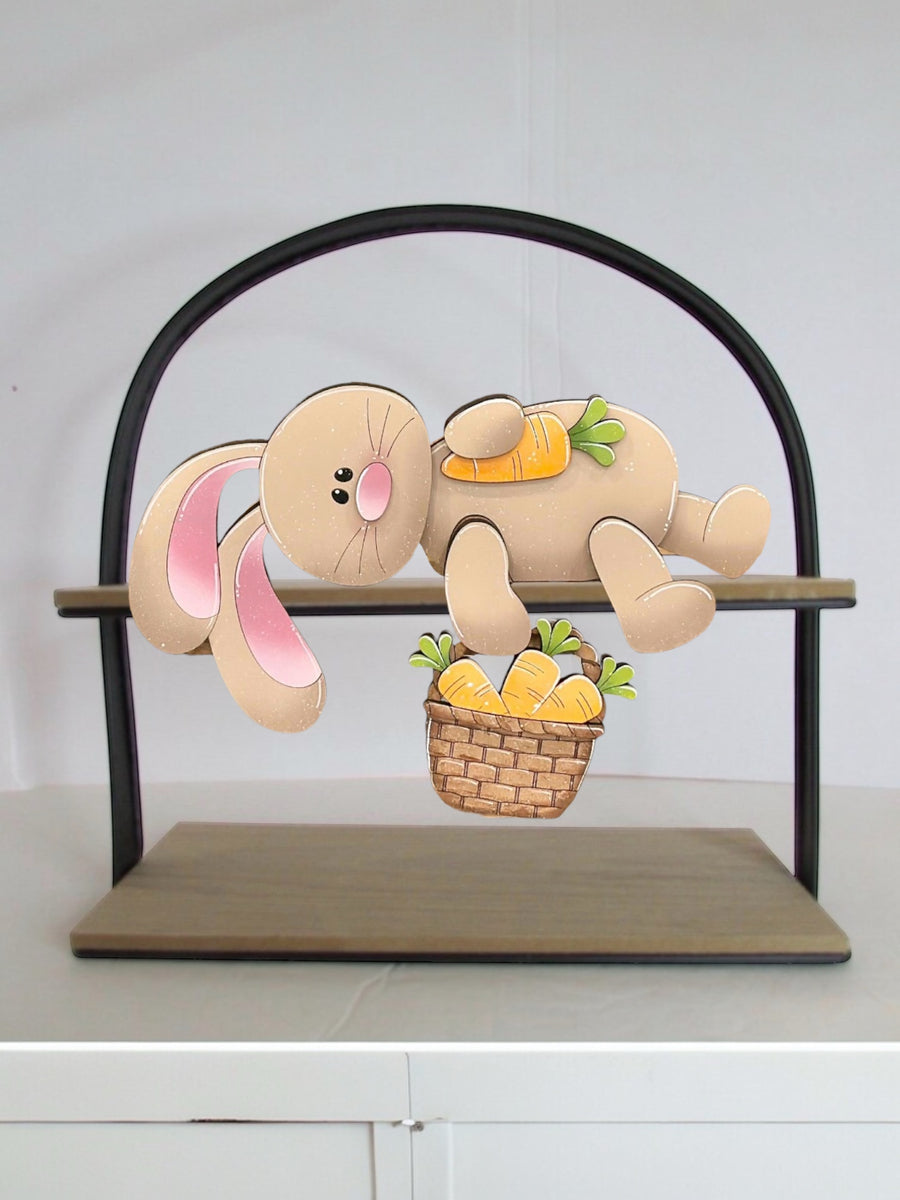 Bunny Shelf Hugger with basket DIY Kit – The Makers Map - DIY with Amber