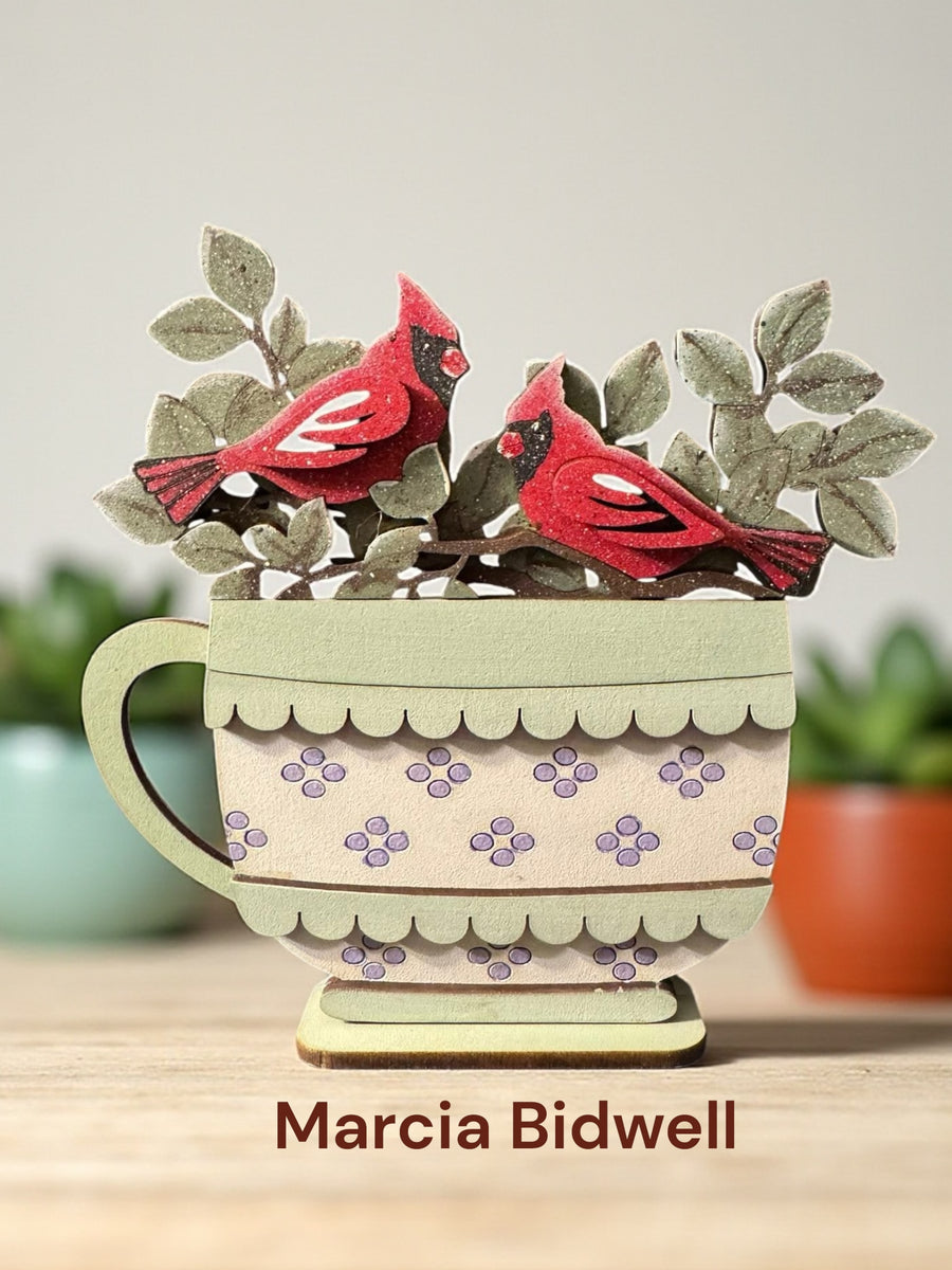 Double-sided Tea Cup Sitter Interchangeable Base DIY Kit – The Makers ...