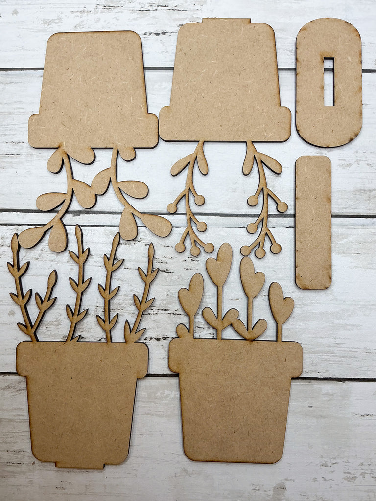 Layered Potted Flowers DIY Kit – The Makers Map - DIY with Amber
