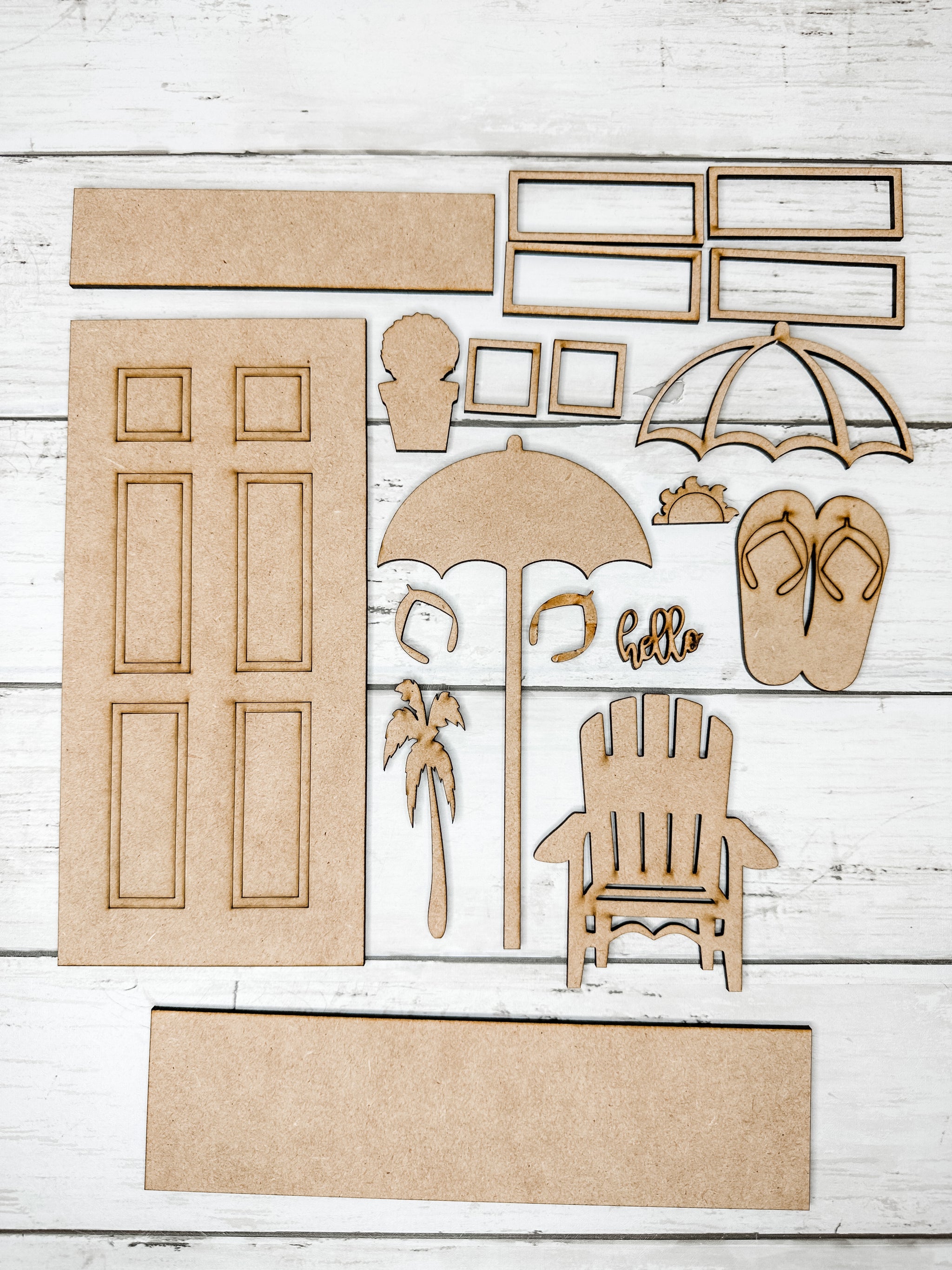 Summer Mini Door Porch DIY Kit – DIY with Amber