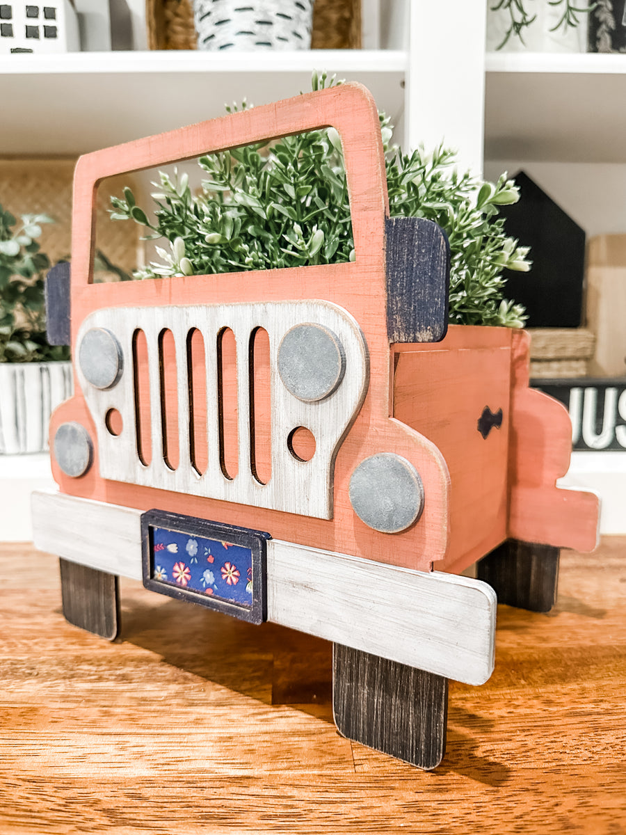 Off Road Vehicle Planter Box DIY Kit – The Makers Map - DIY with Amber